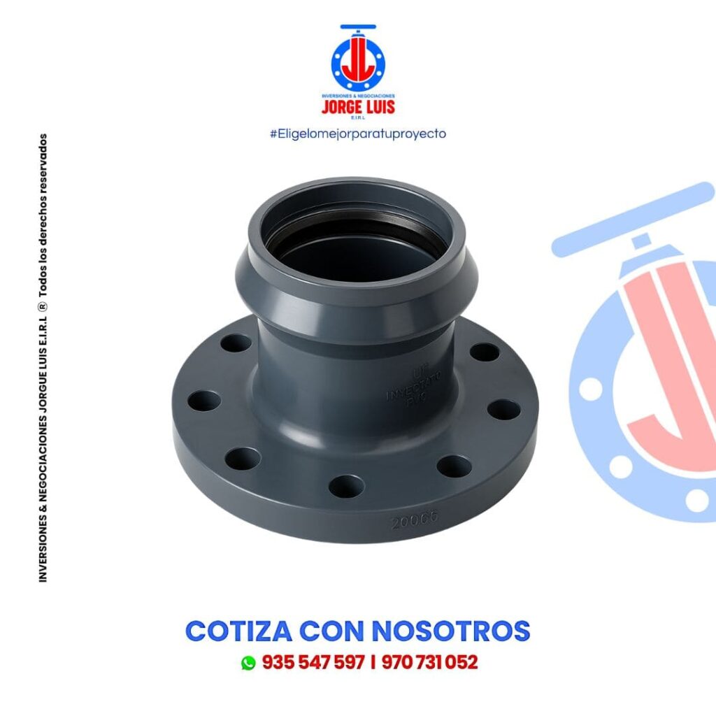 Brida UF inyectado de pvc - Inversiones y Negociaciones Jorge Luis